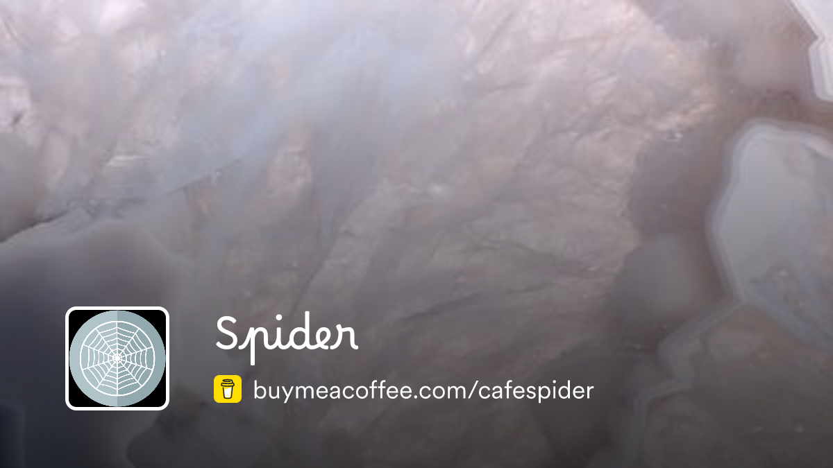 Spider is a certified soul barista. - Buymeacoffee