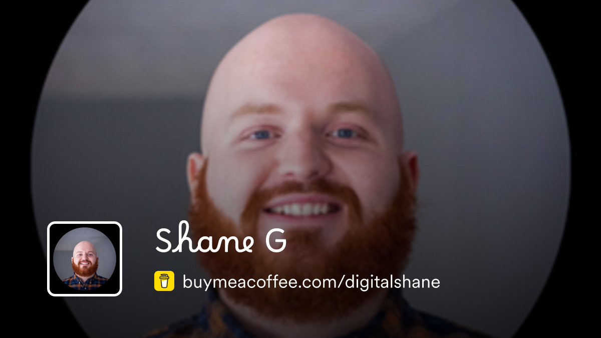 Shane G - Buymeacoffee