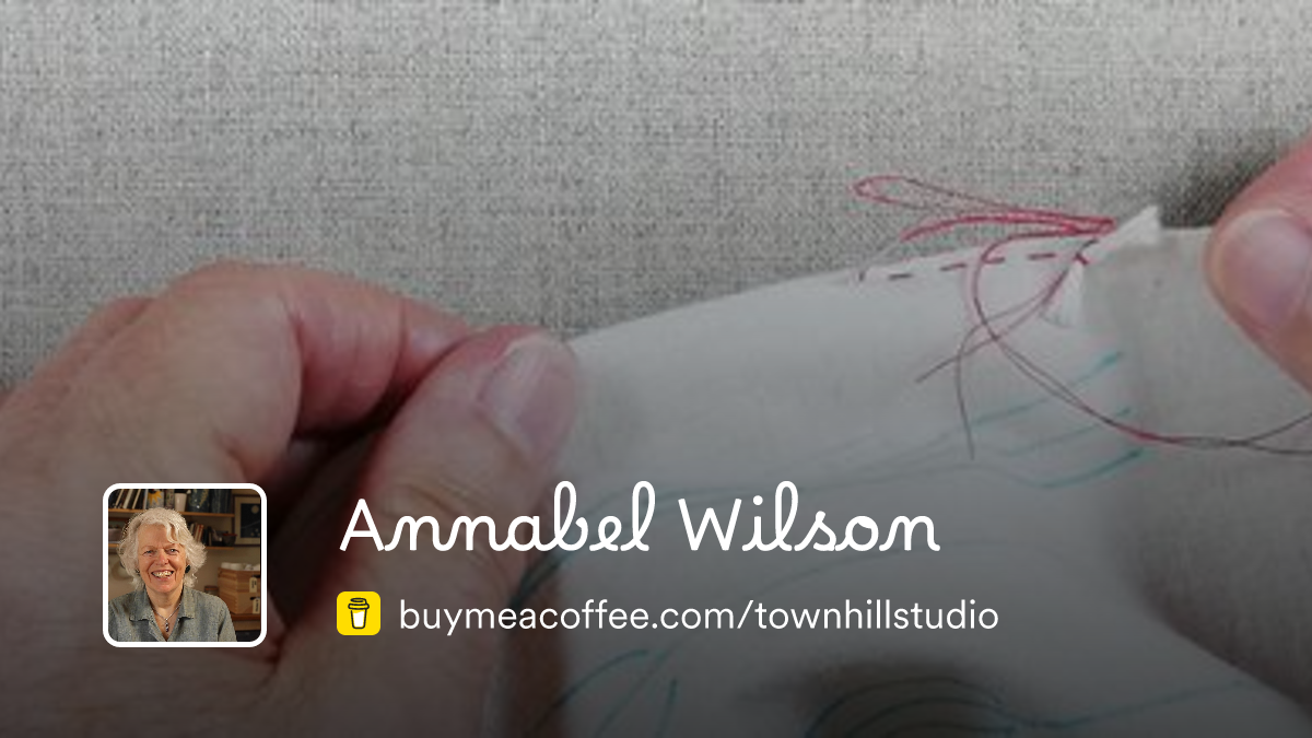 Annabel Wilson is sharing my skills in stitched shibori through my blog ...