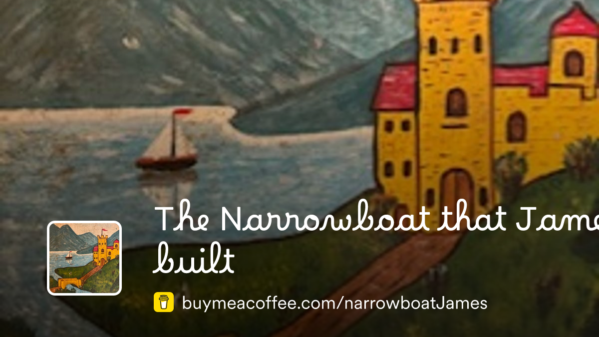 The Narrowboat that James built is a content creator about Narrowboats ...