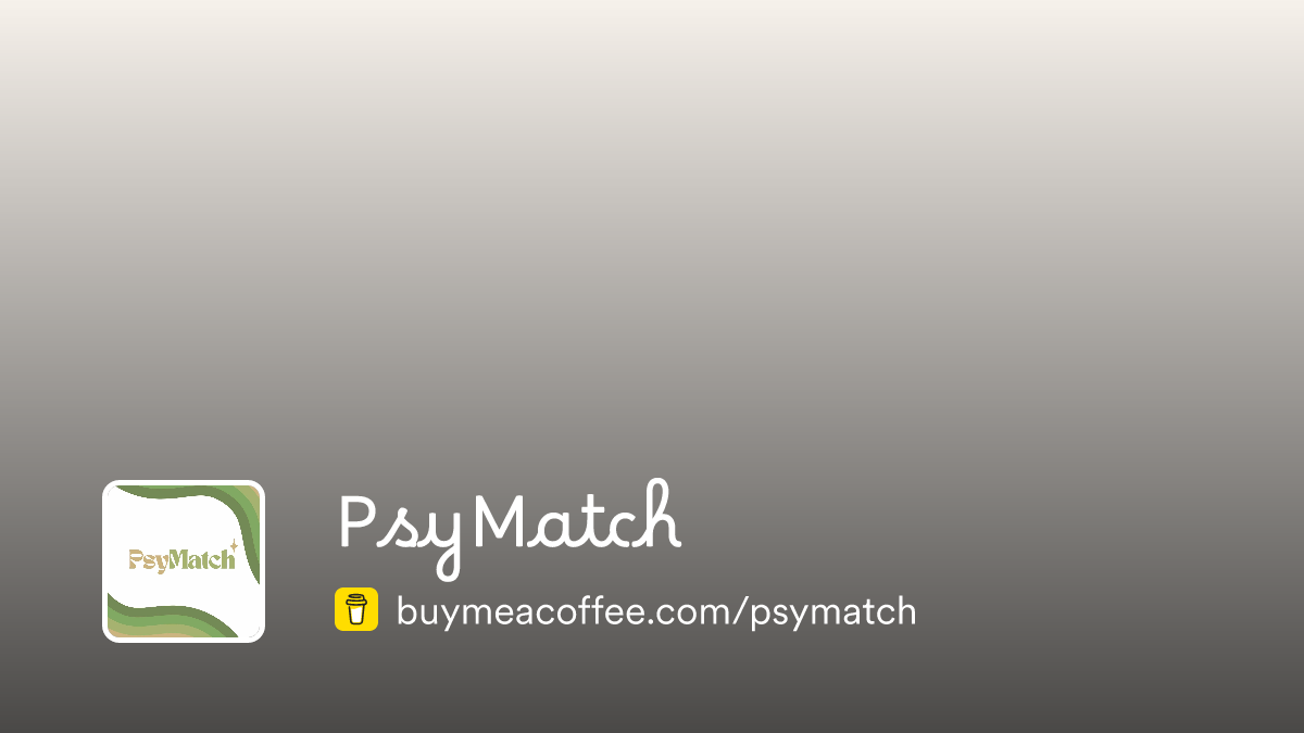 PsyMatch is te recomendamos a tu terapeuta ideal - Buymeacoffee