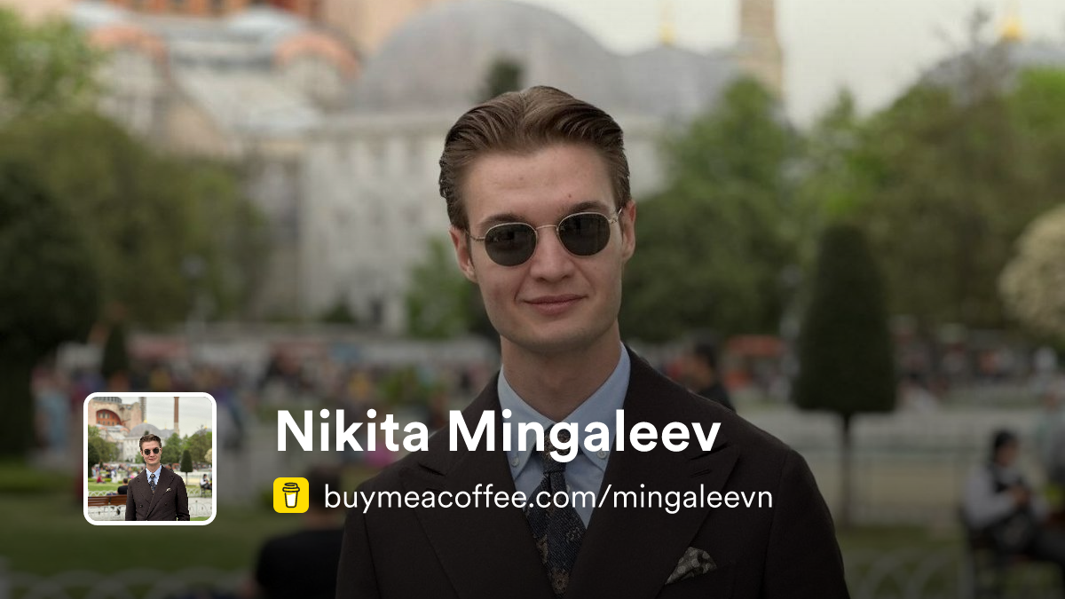 Nikita Mingaleev is finding pleasure in writing - Buymeacoffee