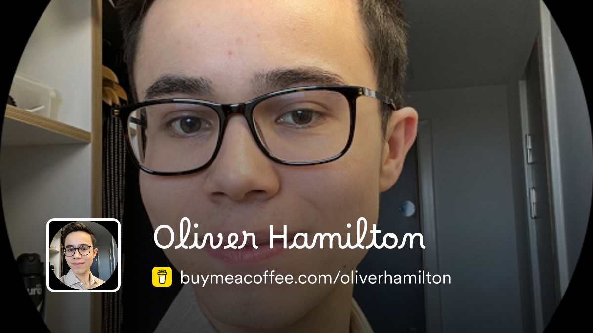 Oliver Hamilton - Buymeacoffee