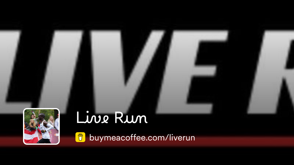 Live Run is Athletics - Buymeacoffee