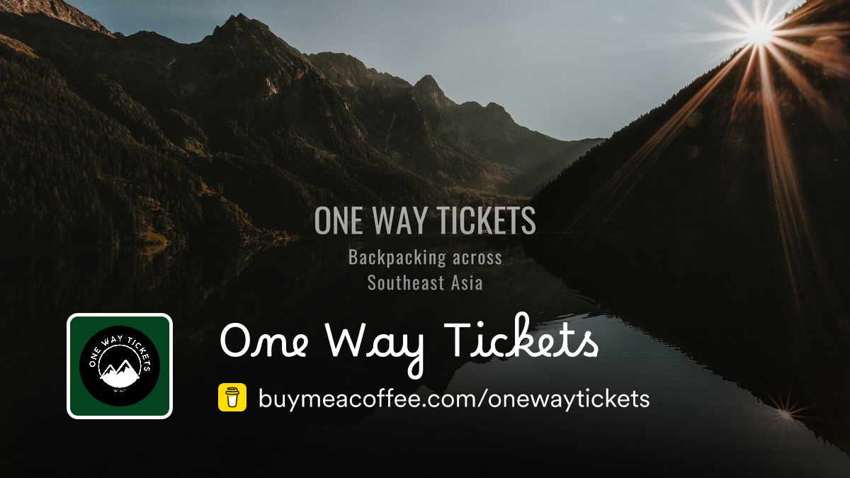 One Way Tickets - Buymeacoffee