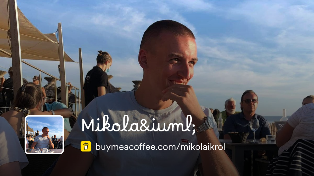 Mikolaï is building web applications - Buymeacoffee
