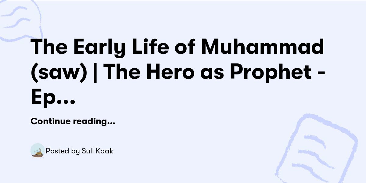 The Early Life of Muhammad (saw) | The Hero as Prophet - Ep 05 | Arq-e ...