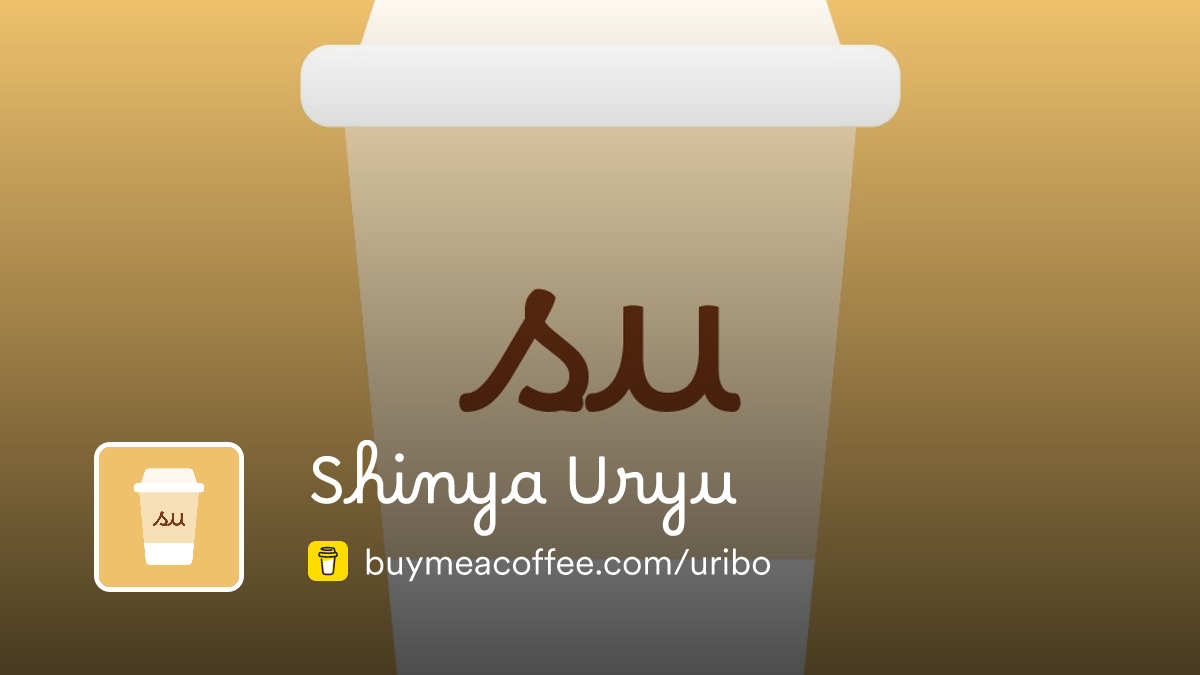Shinya Uryu - Buymeacoffee