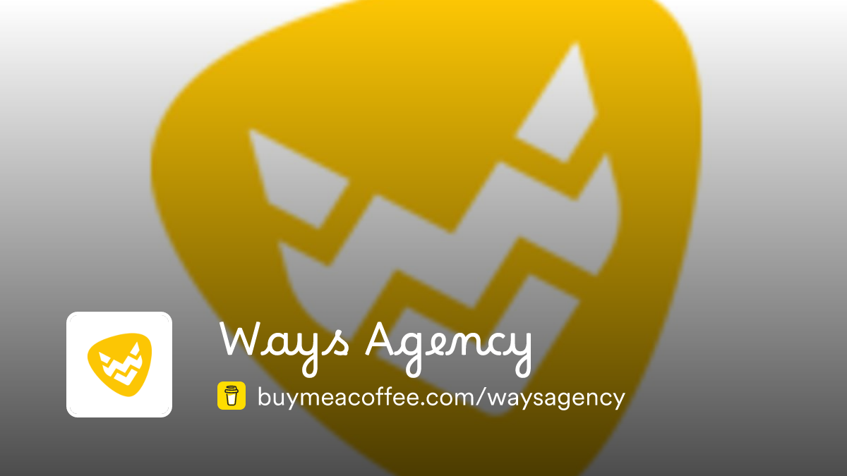 Ways Agency - Buymeacoffee