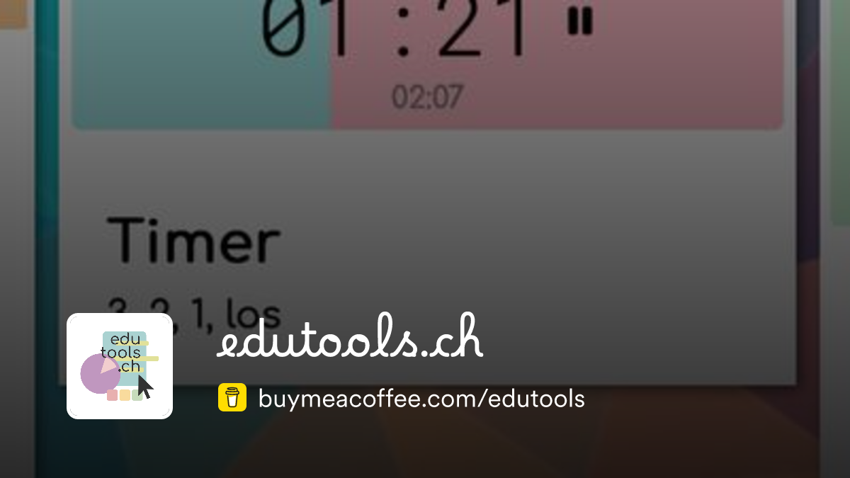 edutools.ch is a website for educators. - Buymeacoffee