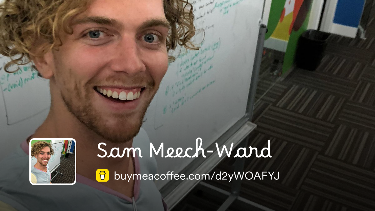 Sam Meech-Ward - Buymeacoffee