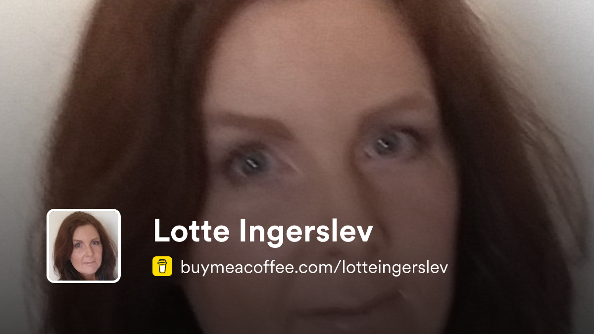 Lotte Ingerslev - Buymeacoffee