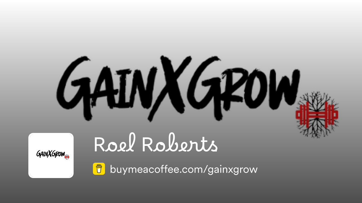 Roel Roberts is Podcast and Fitness Content - Buymeacoffee