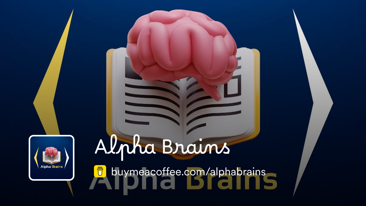 Alpha Brains - Buymeacoffee