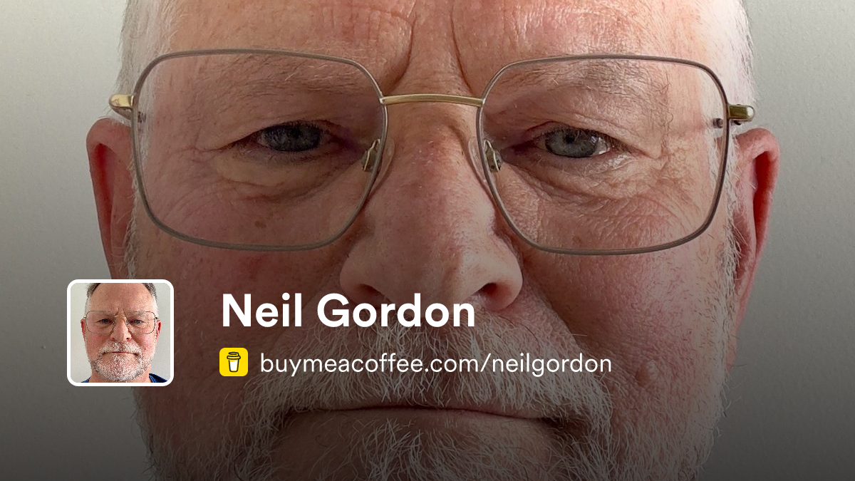 Neil Gordon - Buymeacoffee
