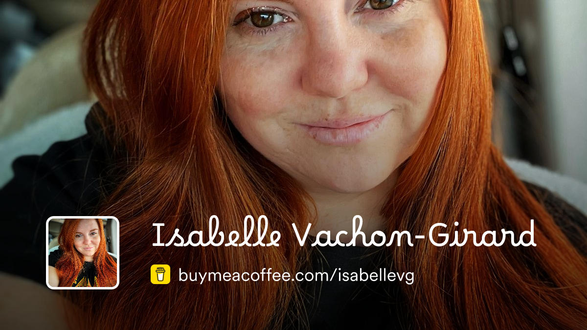 Isabelle Vachon-Girard - Buymeacoffee