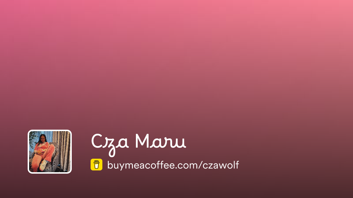 Cza Maru - Buymeacoffee