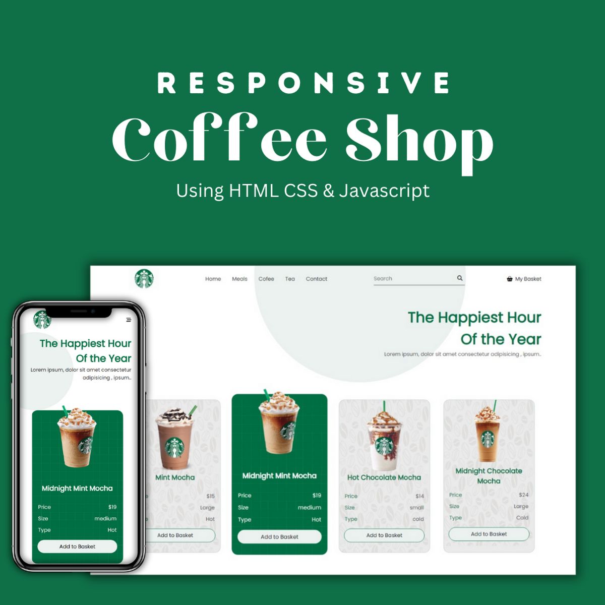 How to create a coffee shop website using HTML CSS and JavaScript — K2infocom - Buymeacoffee