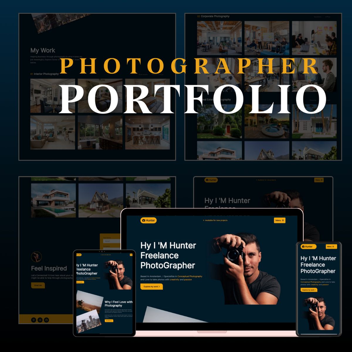 Portfolio website using HTML CSS and JavaScript — K2infocom - Buymeacoffee