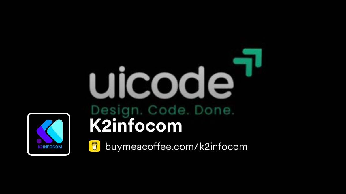 K2infocom - Buymeacoffee