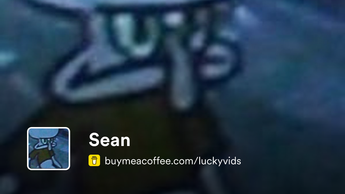 Sean - Buymeacoffee