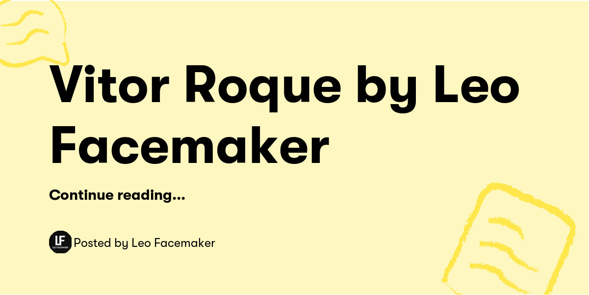 Vitor Roque by Leo Facemaker — Leo Facemaker - Buymeacoffee