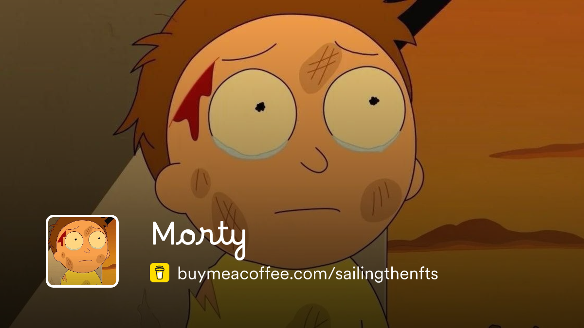 Morty is Creating NFT art on OpenSea - Buymeacoffee
