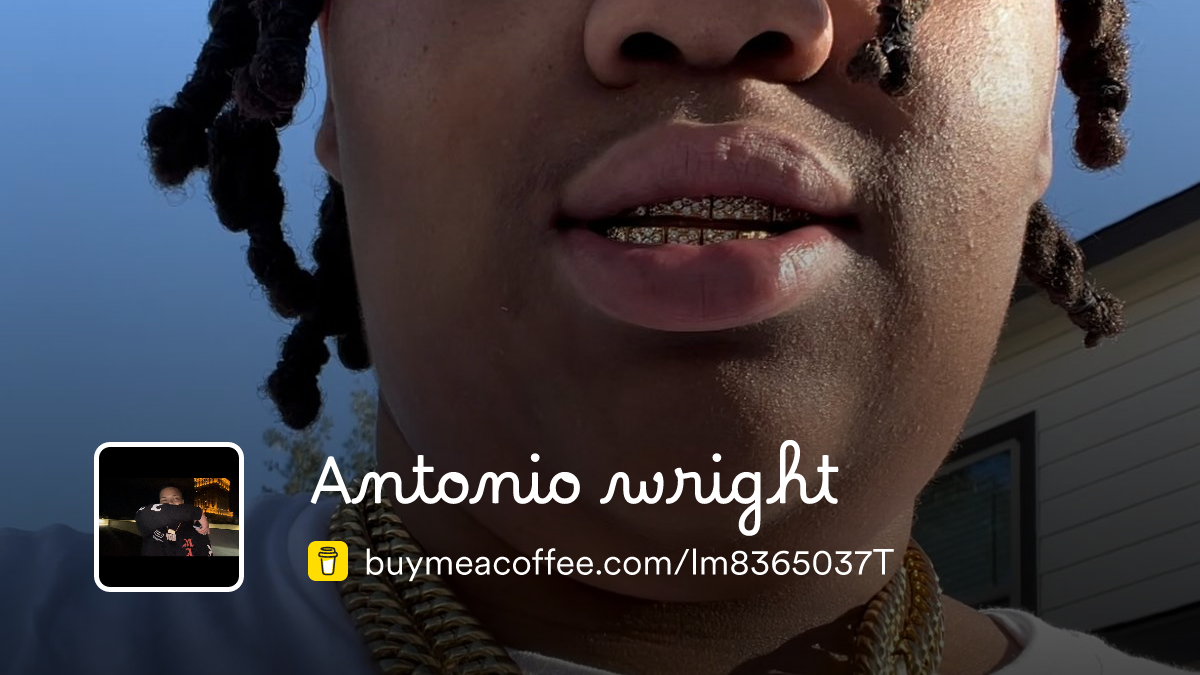 Antonio wright - Buymeacoffee