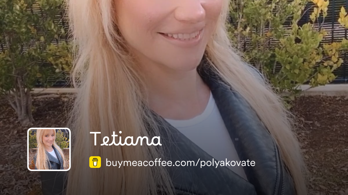 Tetiana is Motivation video - Buymeacoffee