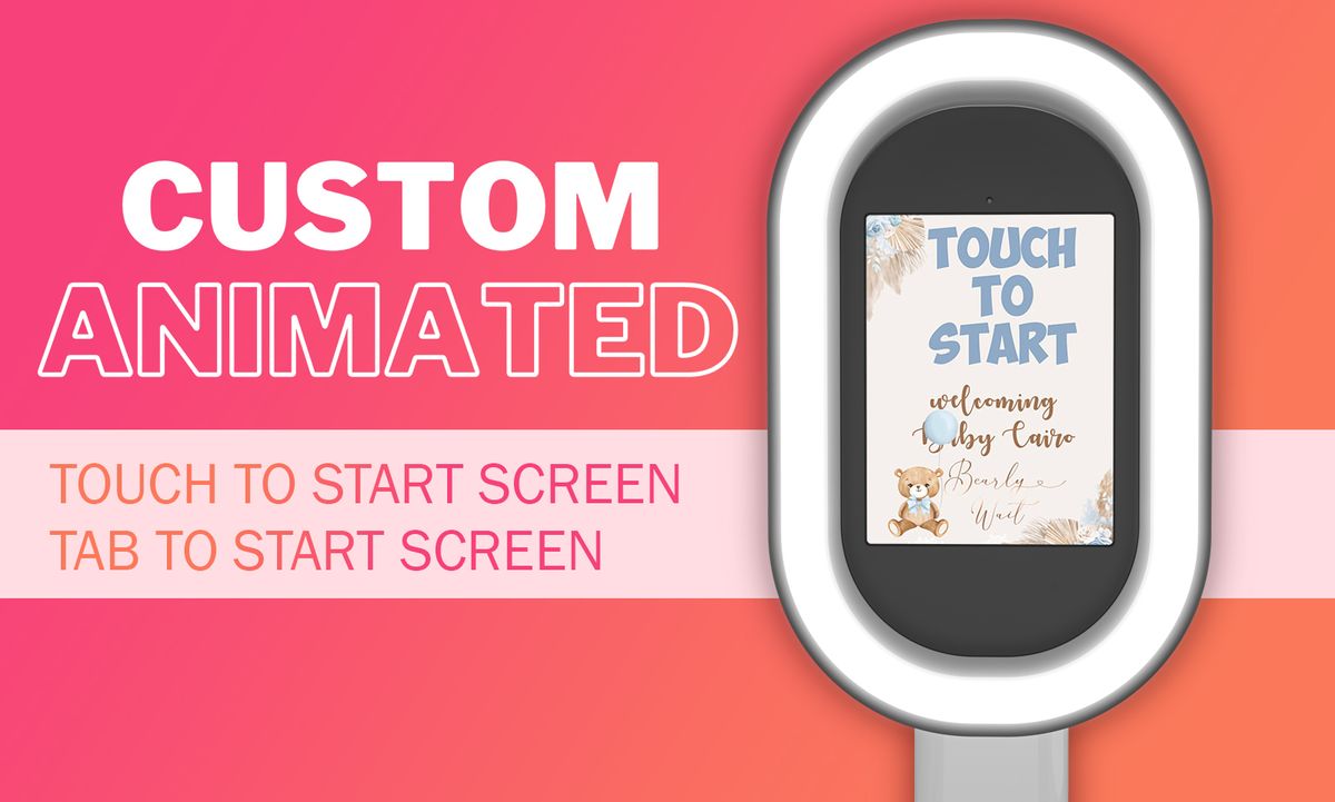 Create animated touch to start screen or tap to start screen for ...