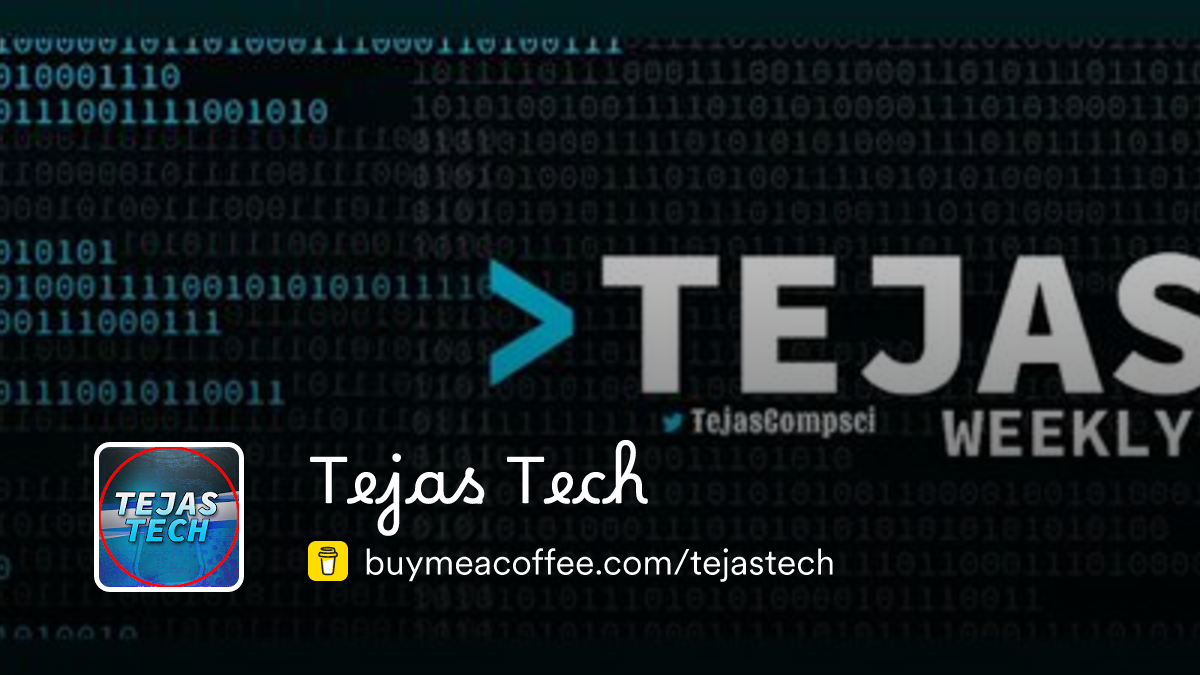Tejas Tech is Creating Tech Lifehacks - Buymeacoffee