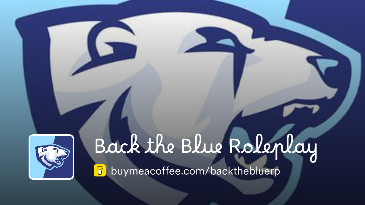 Back the Blue Roleplay - Buymeacoffee