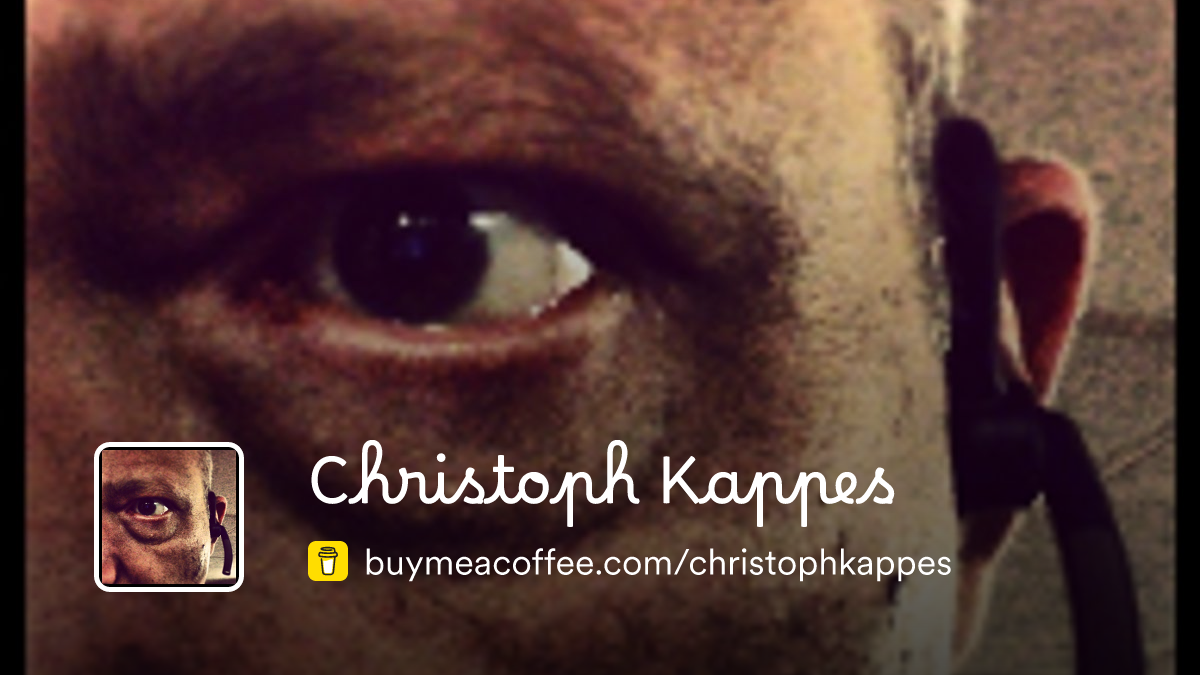 Christoph Kappes is handcrafting headlines since 2009 - Buymeacoffee