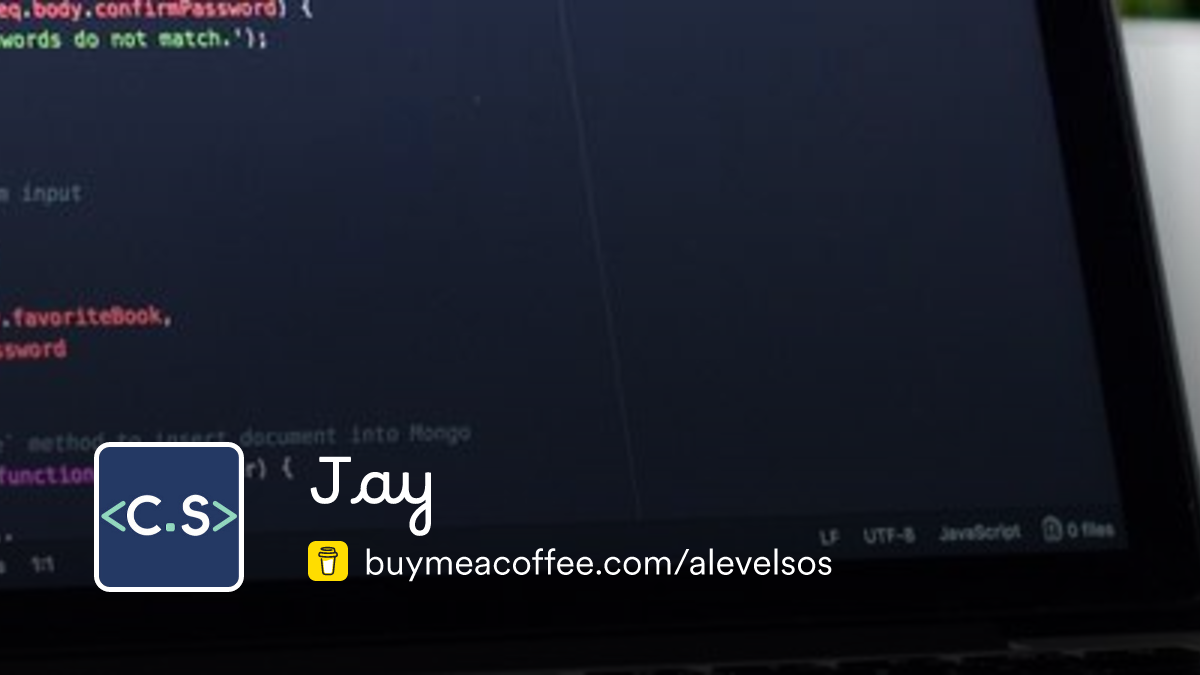 Extras | Jay - Buymeacoffee