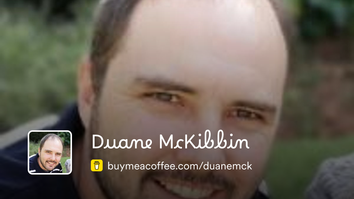 Duane McKibbin is software - Buymeacoffee