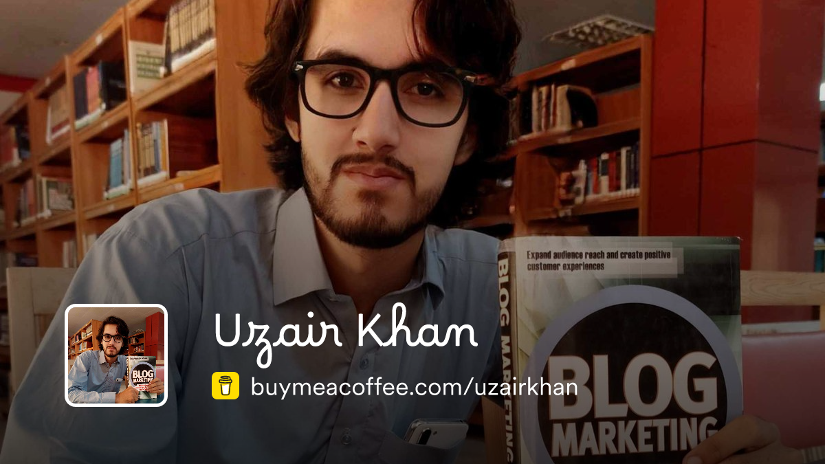 Uzair Khan - Buymeacoffee