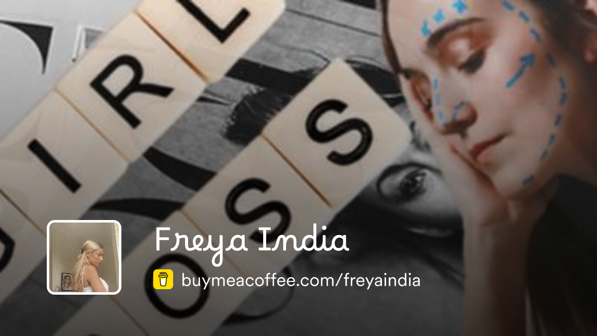 Freya India - Buymeacoffee