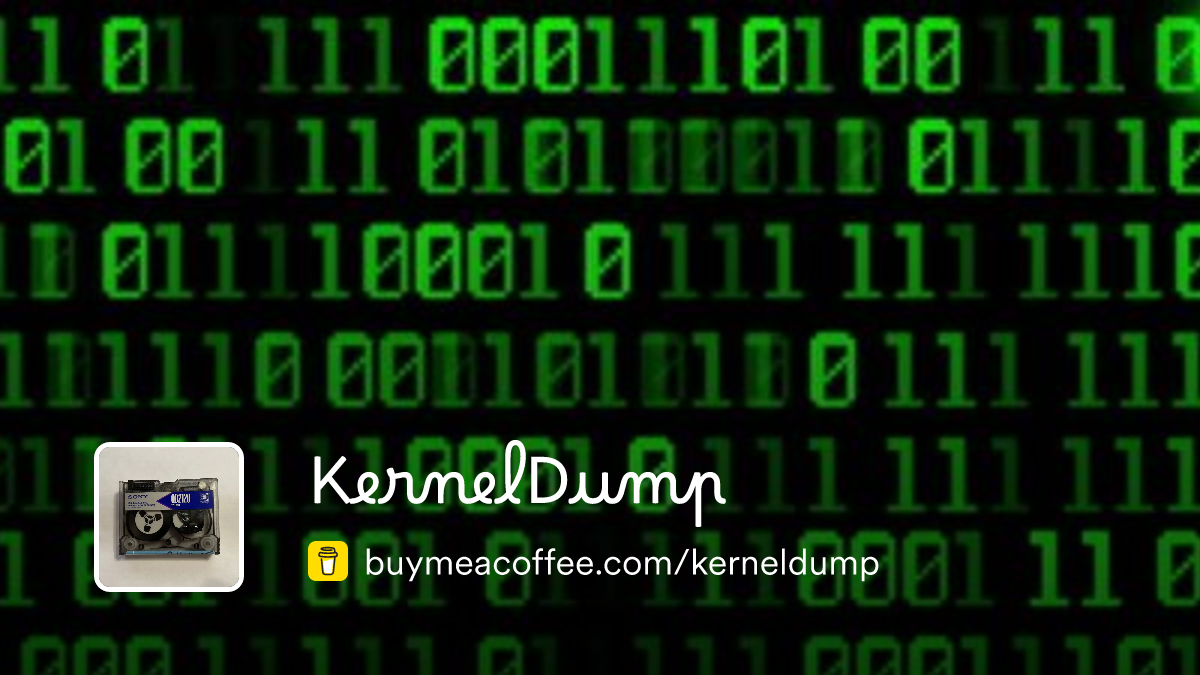 KernelDump is creating content about network, cloud, and security engineering - Buymeacoffee