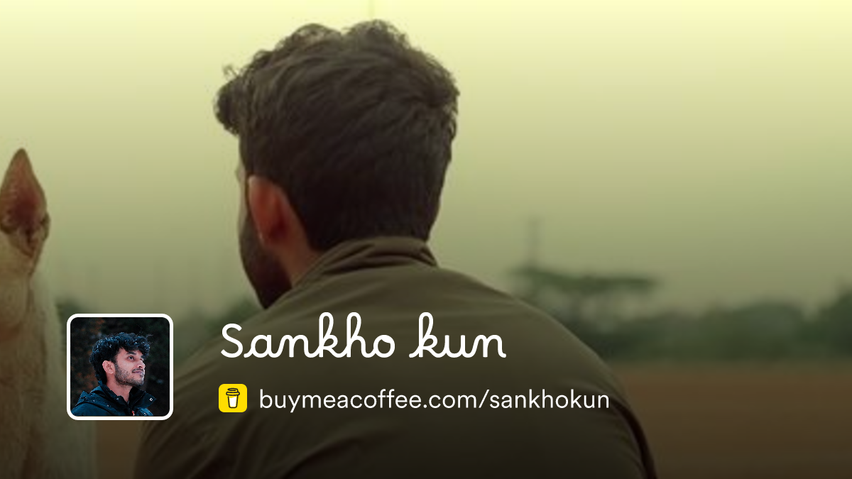 Sankho kun is creating visual stories on YouTube - Buymeacoffee