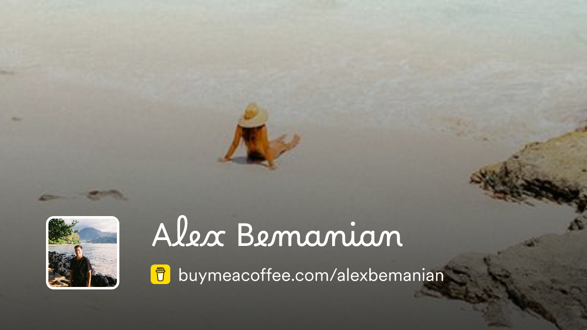 Extras | Alex Bemanian - Buymeacoffee