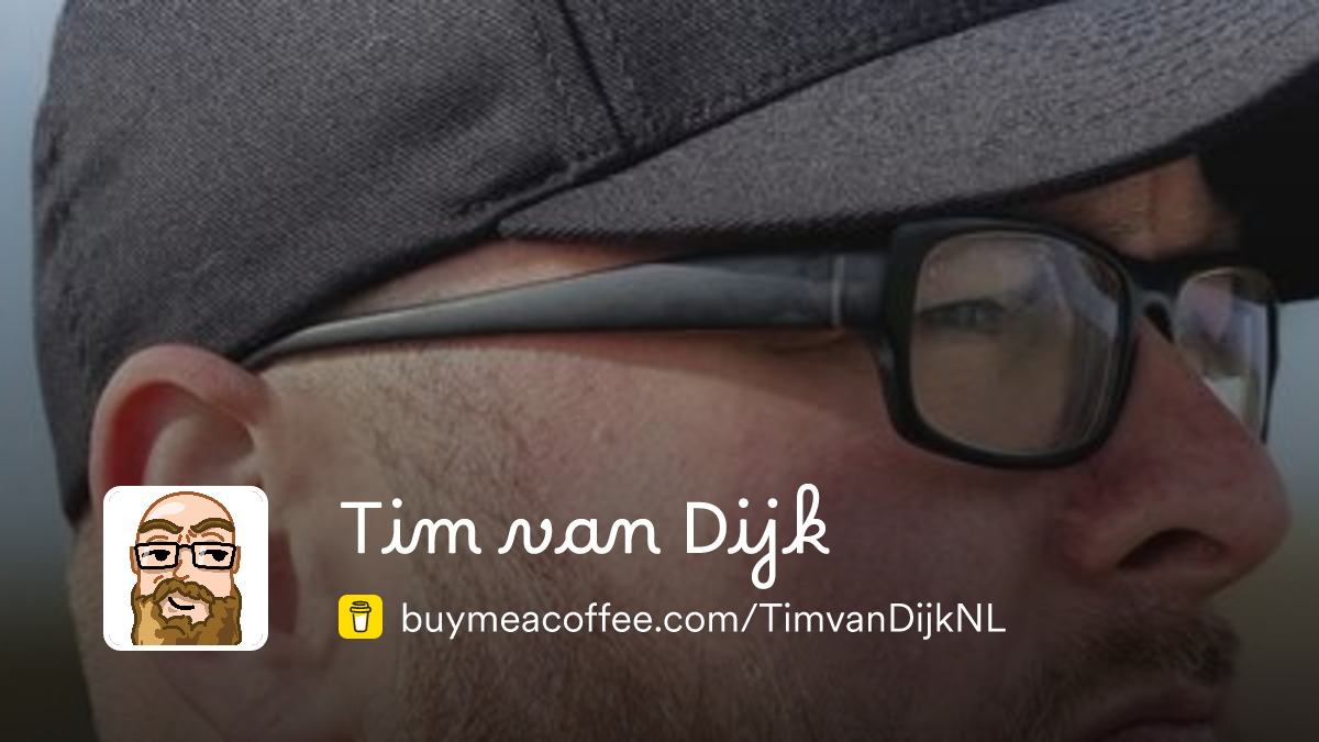 Tim van Dijk is Creating YouTube videos - Buymeacoffee