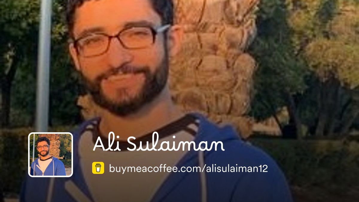 Ali Sulaiman is creating cover music - Buymeacoffee