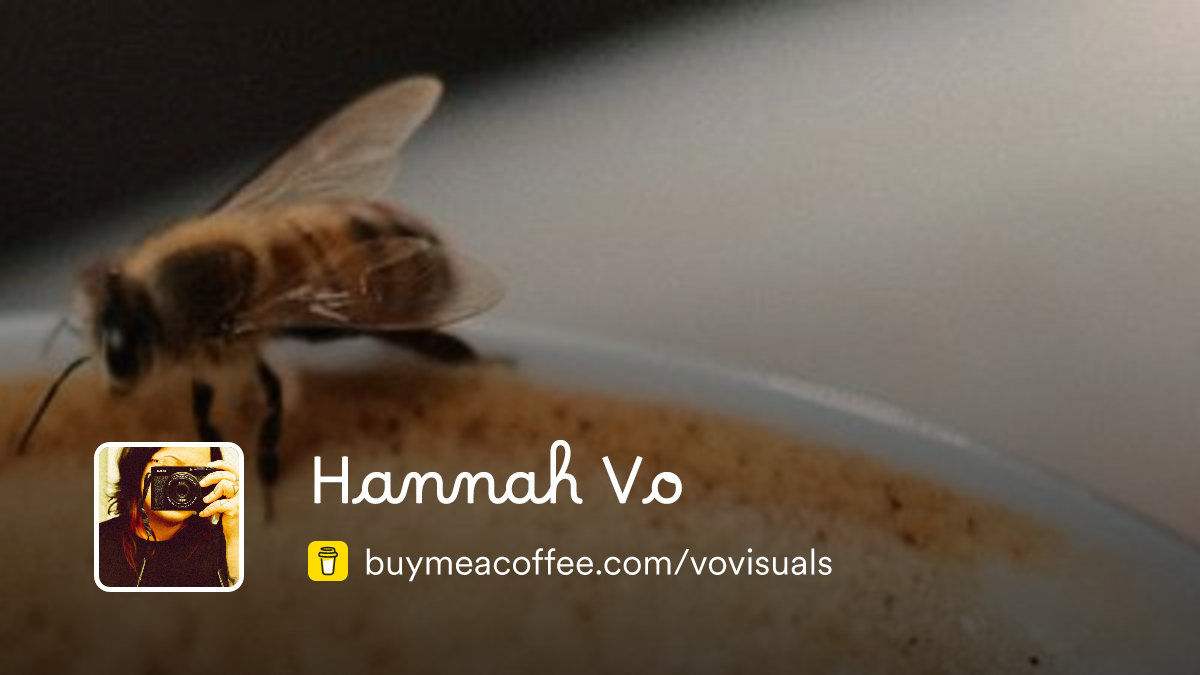 Hannah Vo is creating Slow Life and Everyday Photography - Buymeacoffee
