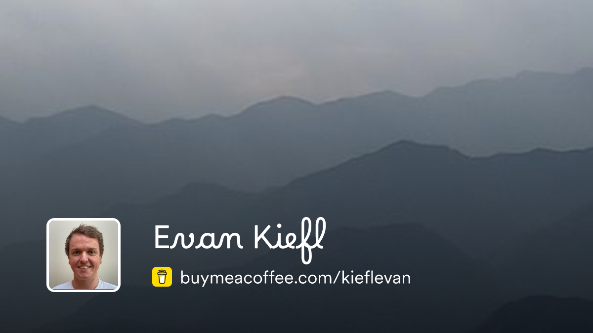 Evan Kiefl is a software engineer - Buymeacoffee