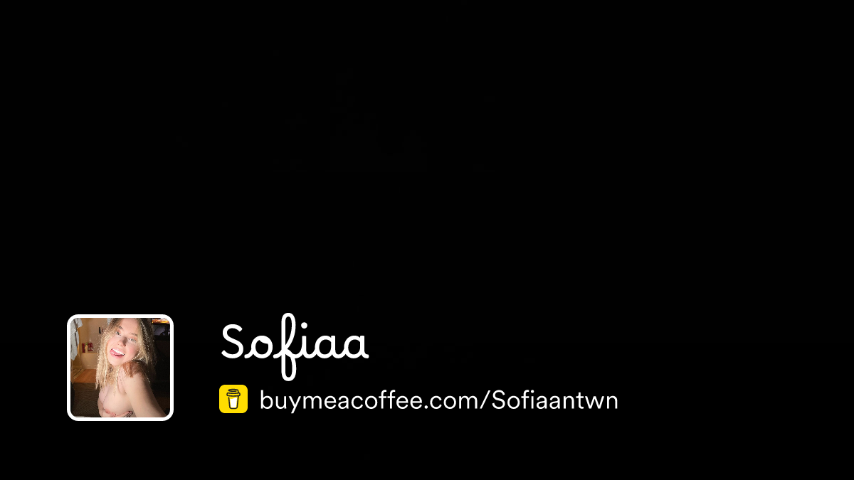 Sofiaa - Buymeacoffee