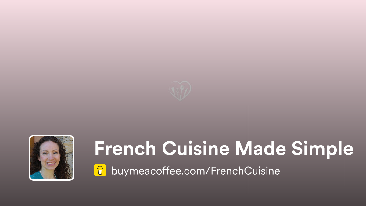 French Cuisine Made Simple - Buymeacoffee