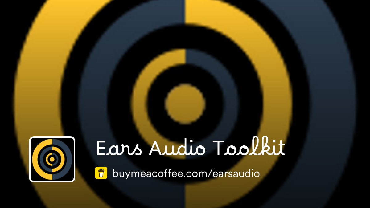 Ears Audio Toolkit - Buymeacoffee