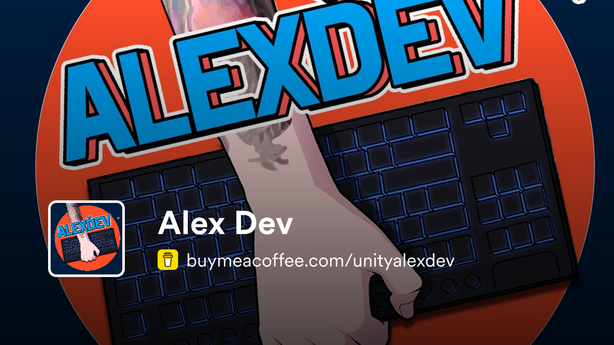 Alex Dev is making a game development tutorials - Buymeacoffee