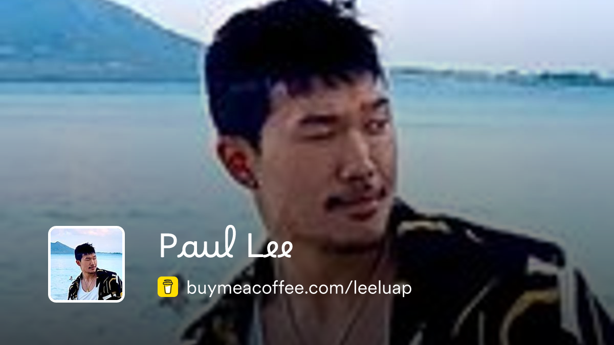 Paul Lee - Buymeacoffee