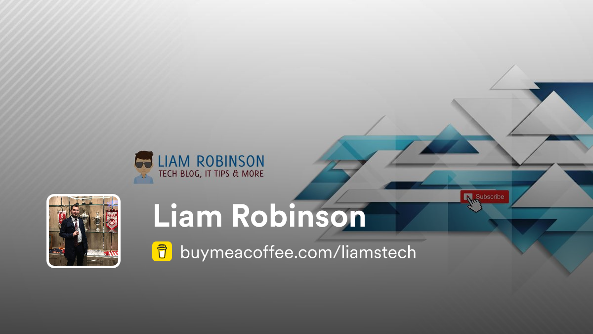 Liam Robinson - Buymeacoffee